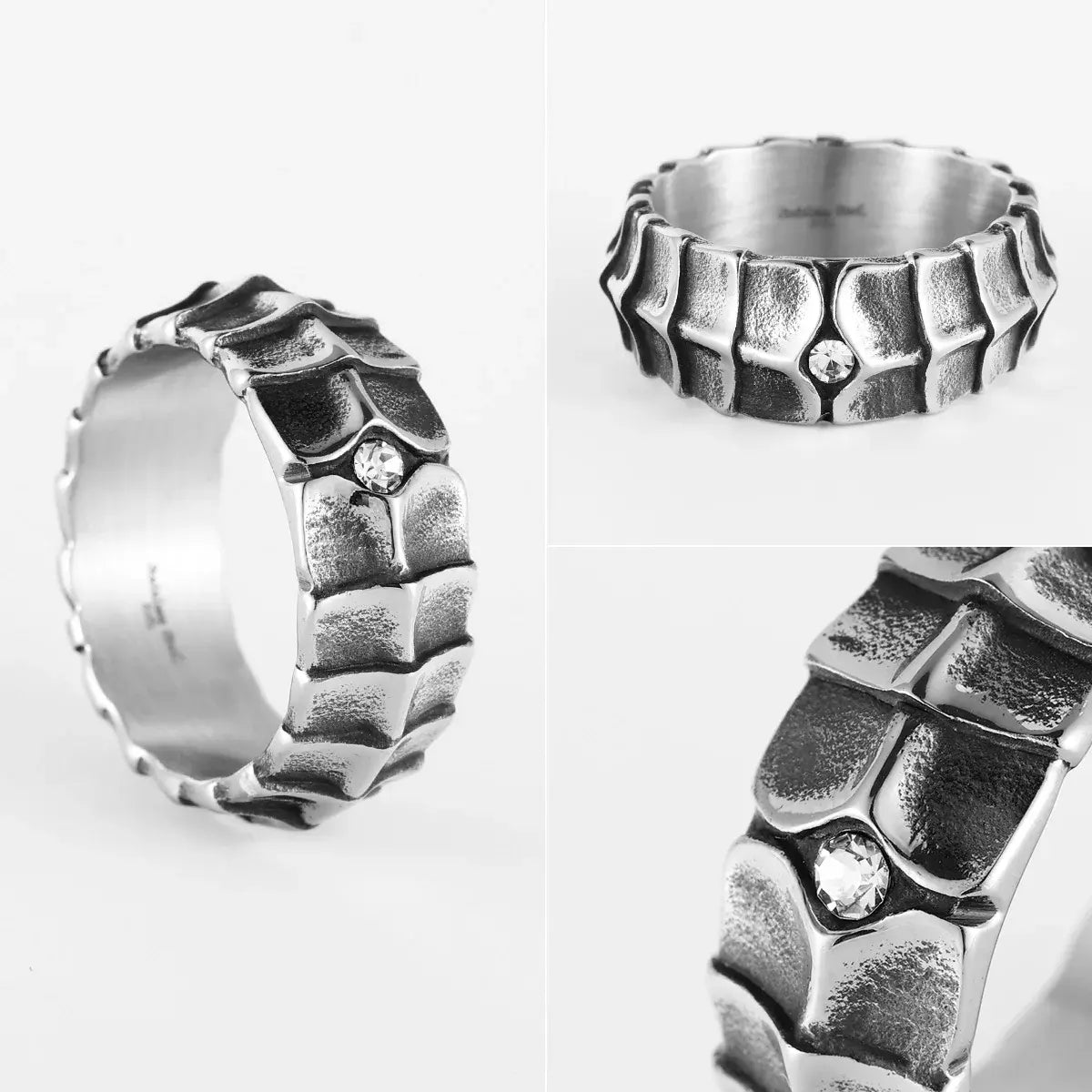 10mm Dragon Scale Ring | Xenos Jewelry