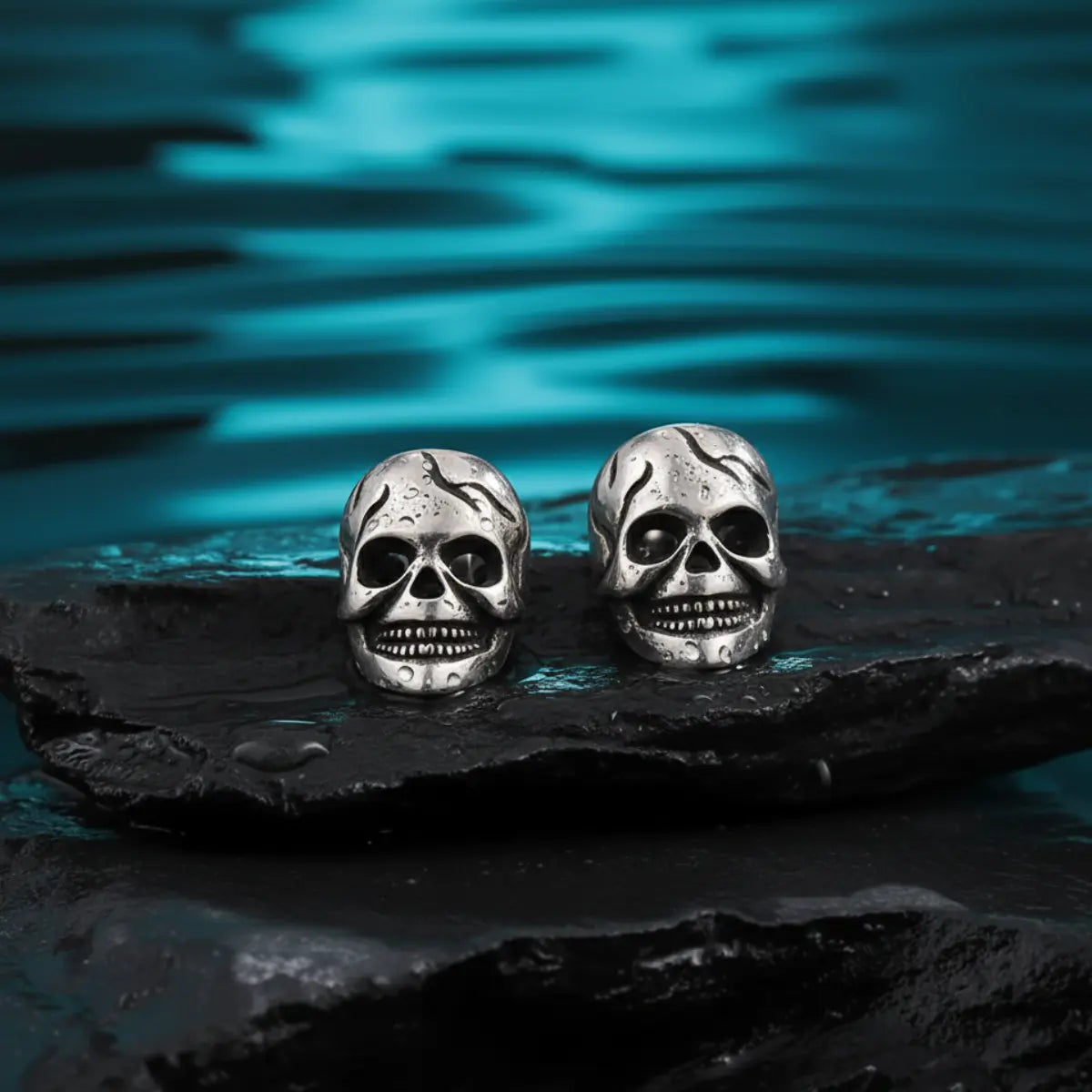 Geometric Skull Ear Cuff Earrings | Xenos Jewelry