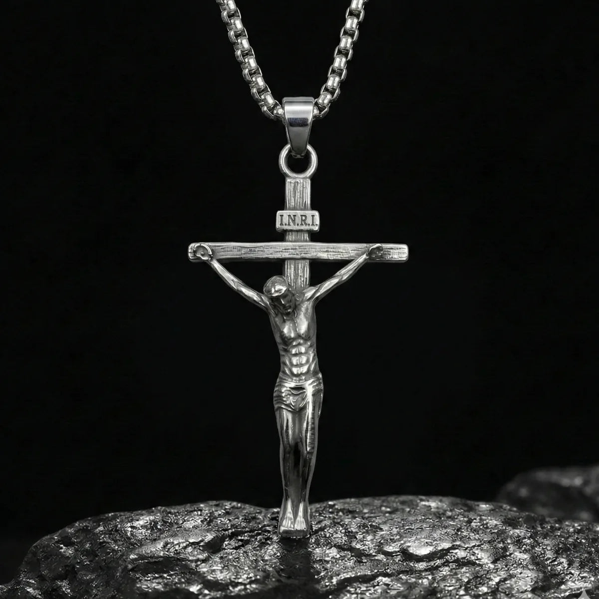Inri Cross Necklace | Christian Jewelry