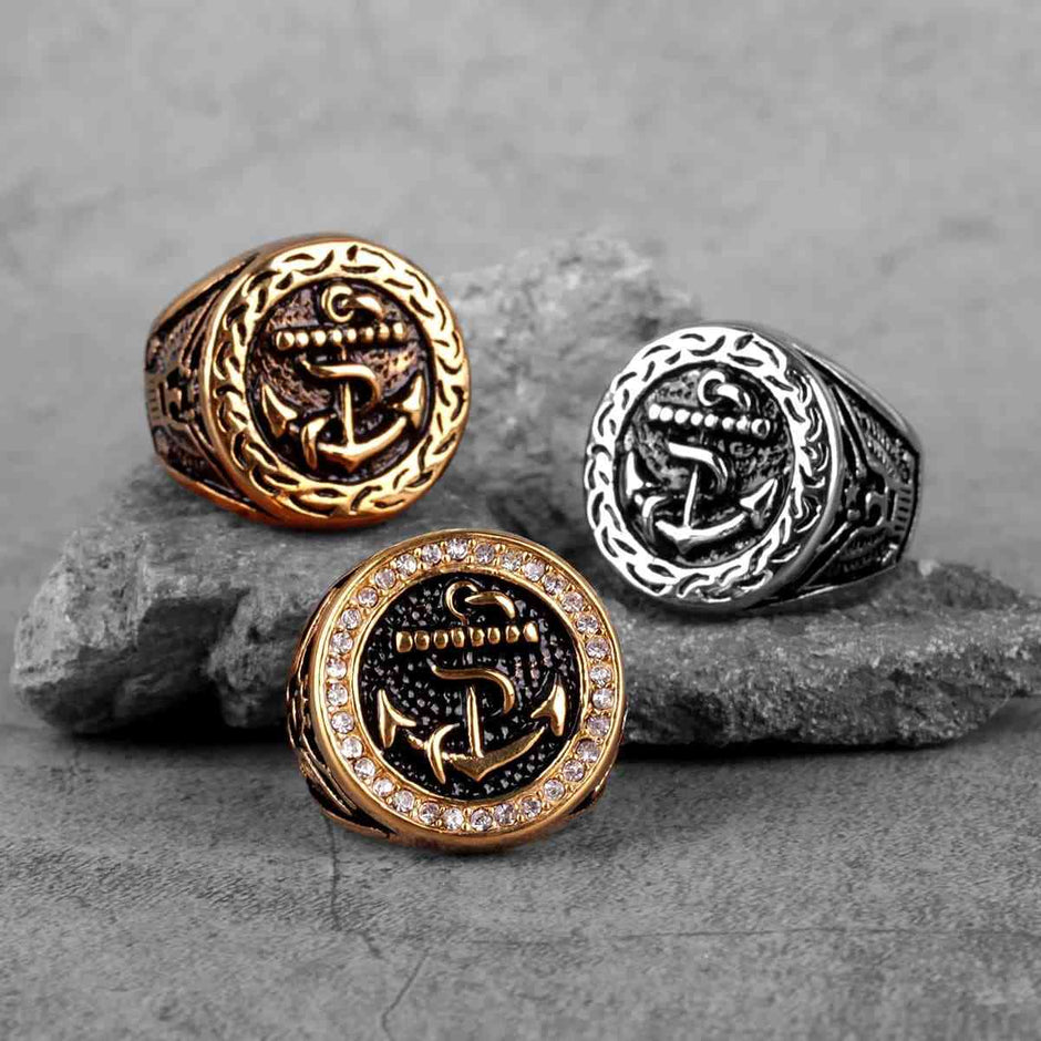 Anchor Rings for Men & Women | Xenos Jewelry