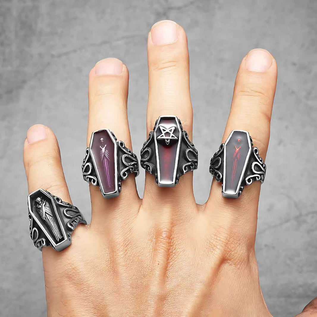 Shop Coffin Rings for Men & Women | Xenos Jewelry