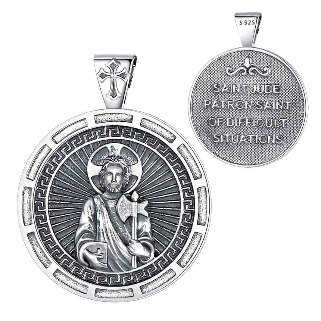 San Judas Necklace - Symbol of Faith | For Sale at Xenos Jewelry