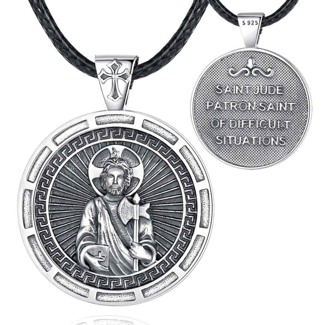 San Judas Necklace - Symbol of Faith | For Sale at Xenos Jewelry