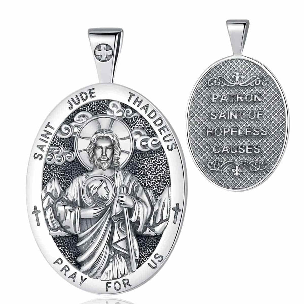 San Judas Necklace - Symbol of Faith | For Sale at Xenos Jewelry