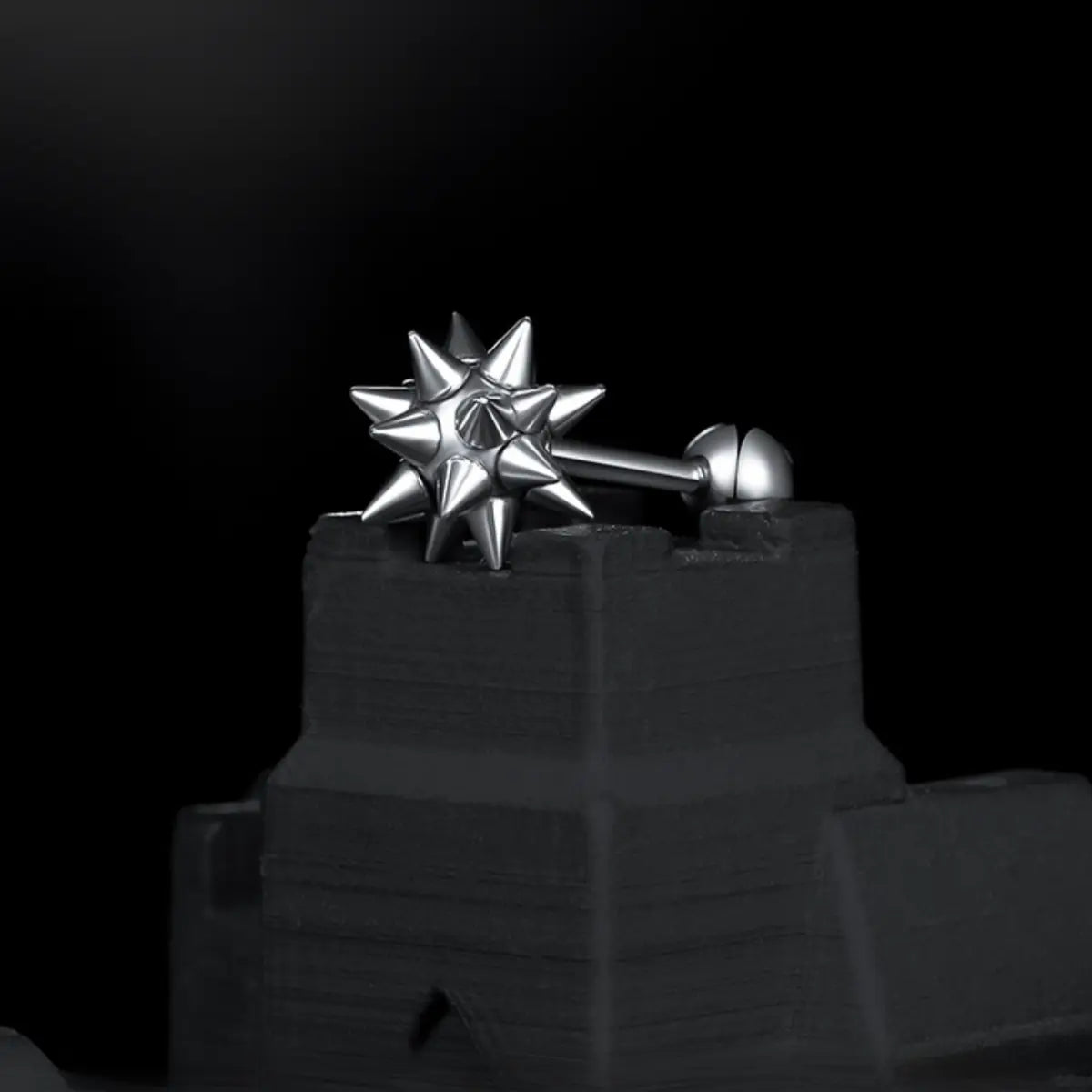Spiky Ball Stud Earrings | Xenos Jewelry