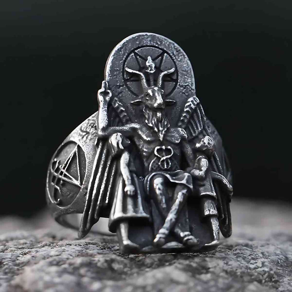 Throne Of Baphomet Ring for Men & Women